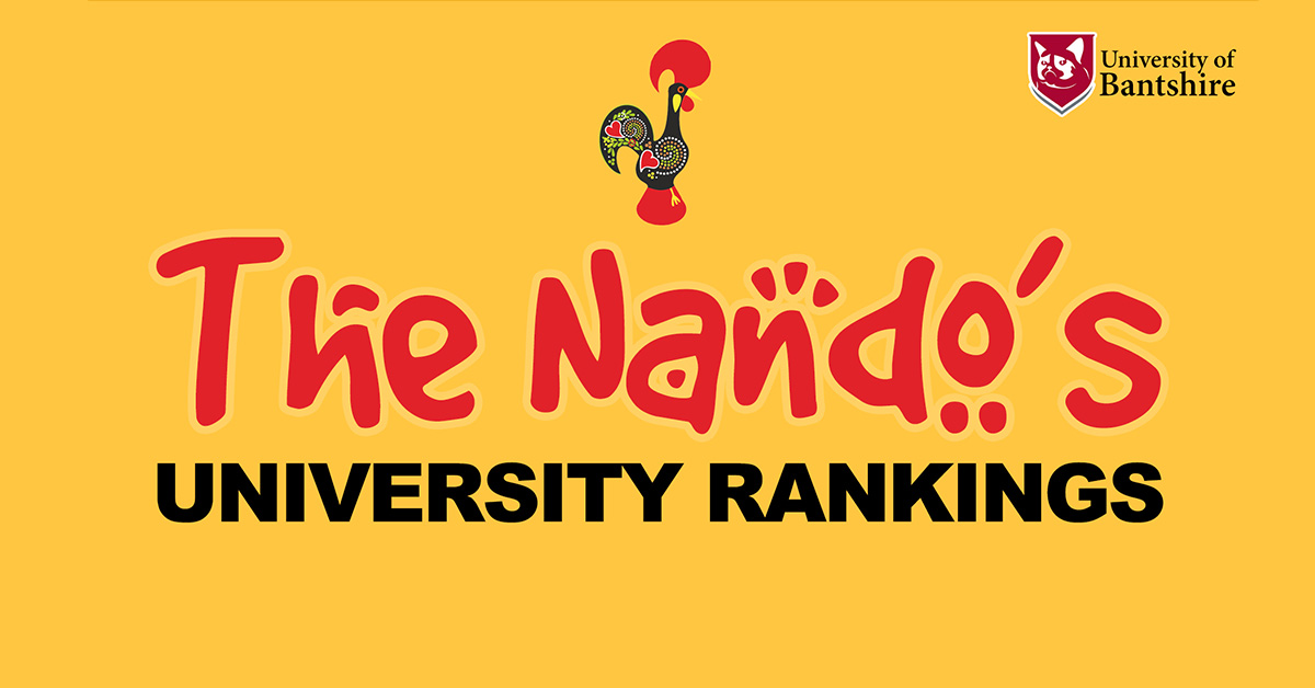 The University of Bantshire | NANDOS RANKINGS